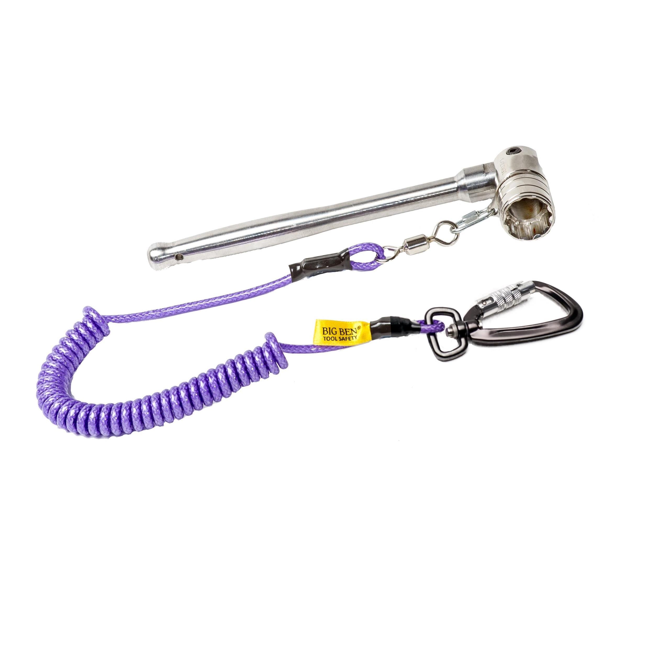 7/16” Bi-Hex Safety Ring Box Scaffolding Spanner with Poker Handle & 2m ...