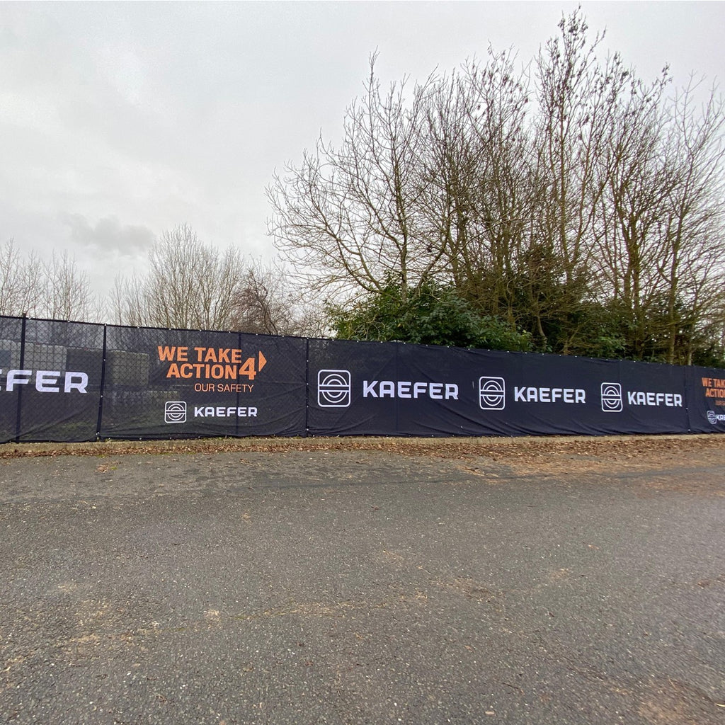Printed Heras Fence Scrim (PVC Mesh) | Show Off Your Brand