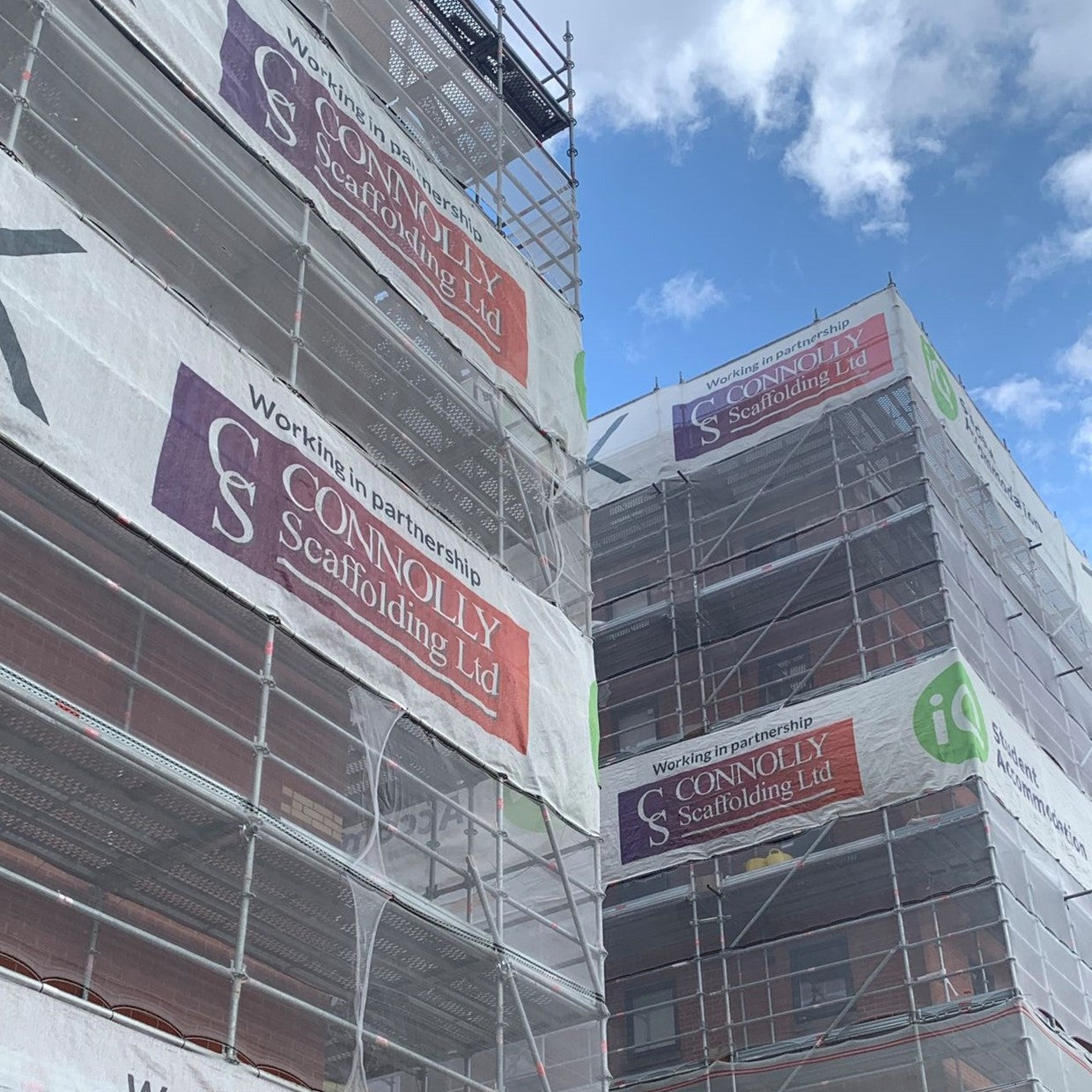 Custom Printed Scaffold Sheeting