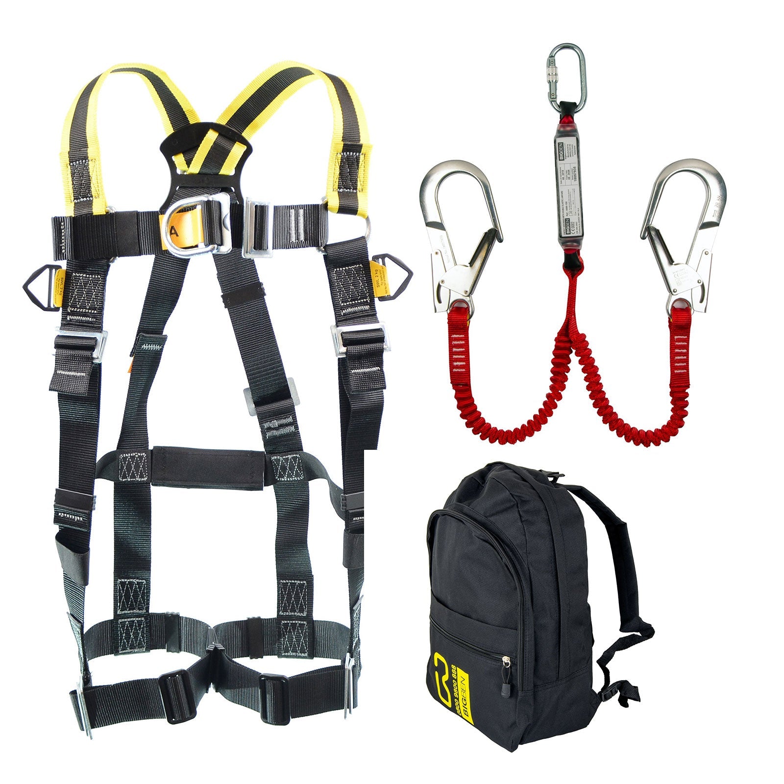 BIGBEN® Backpack HA Design Harness Kit with Alloy Scaffold Hooks