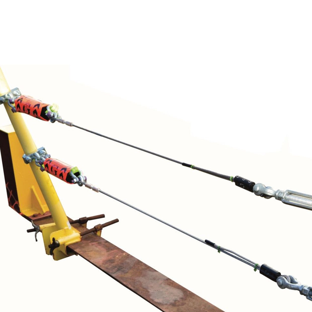 Temporary 4-Man horizontal lifeline wire system - BIGBEN