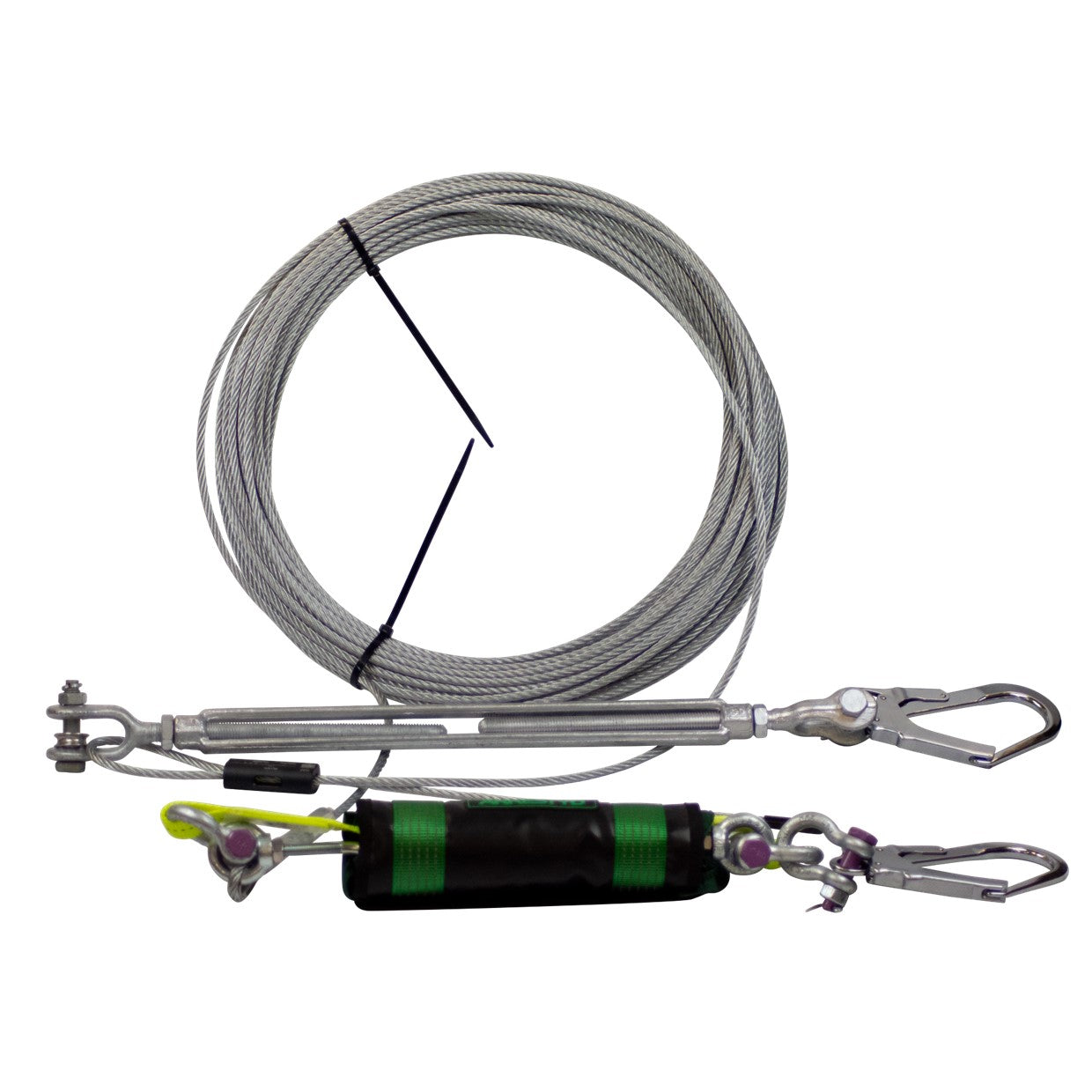 Temporary 4-Man horizontal lifeline wire system - BIGBEN
