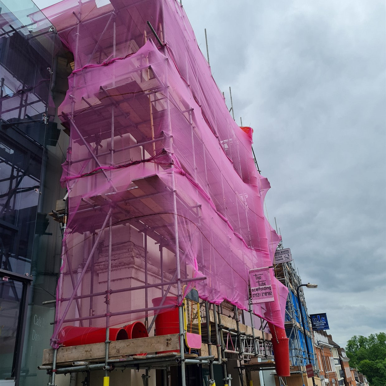 BIGBEN® Superclad® Heavy-Duty Debris Netting for Scaffolding and ...