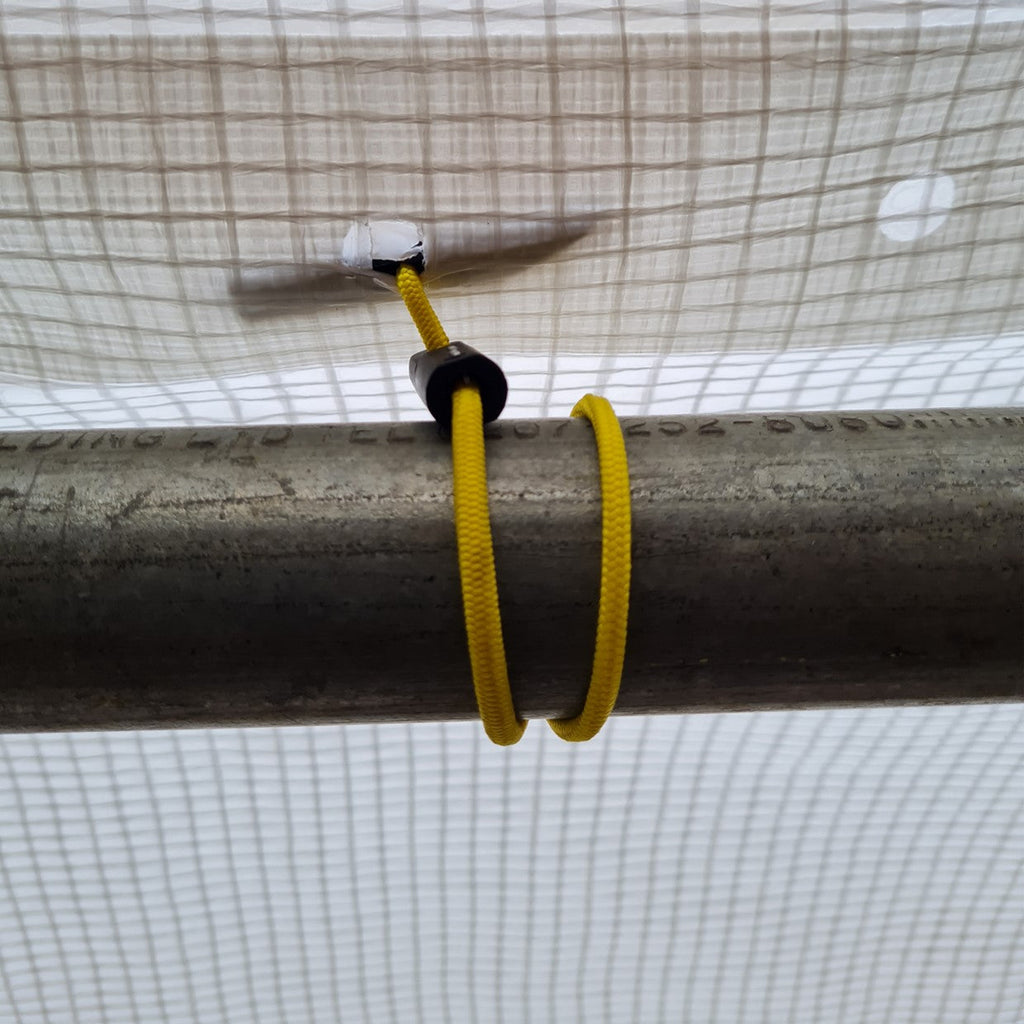 BIGBEN® Bungee Toggle Ties (Yellow & Black) - 100 Pack