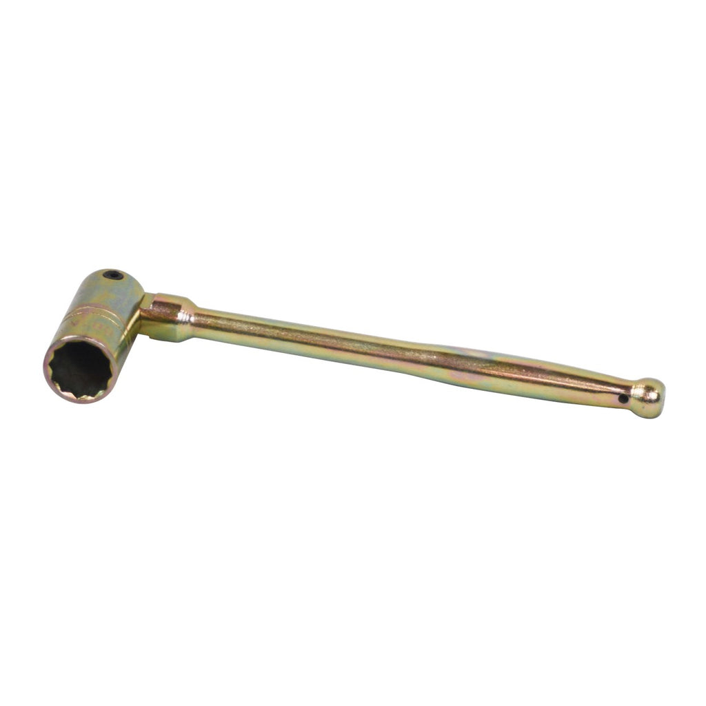 Contractors Zinc Plated Scaffolding Spanner, 7/16" Bi-Hex Box with Long ...