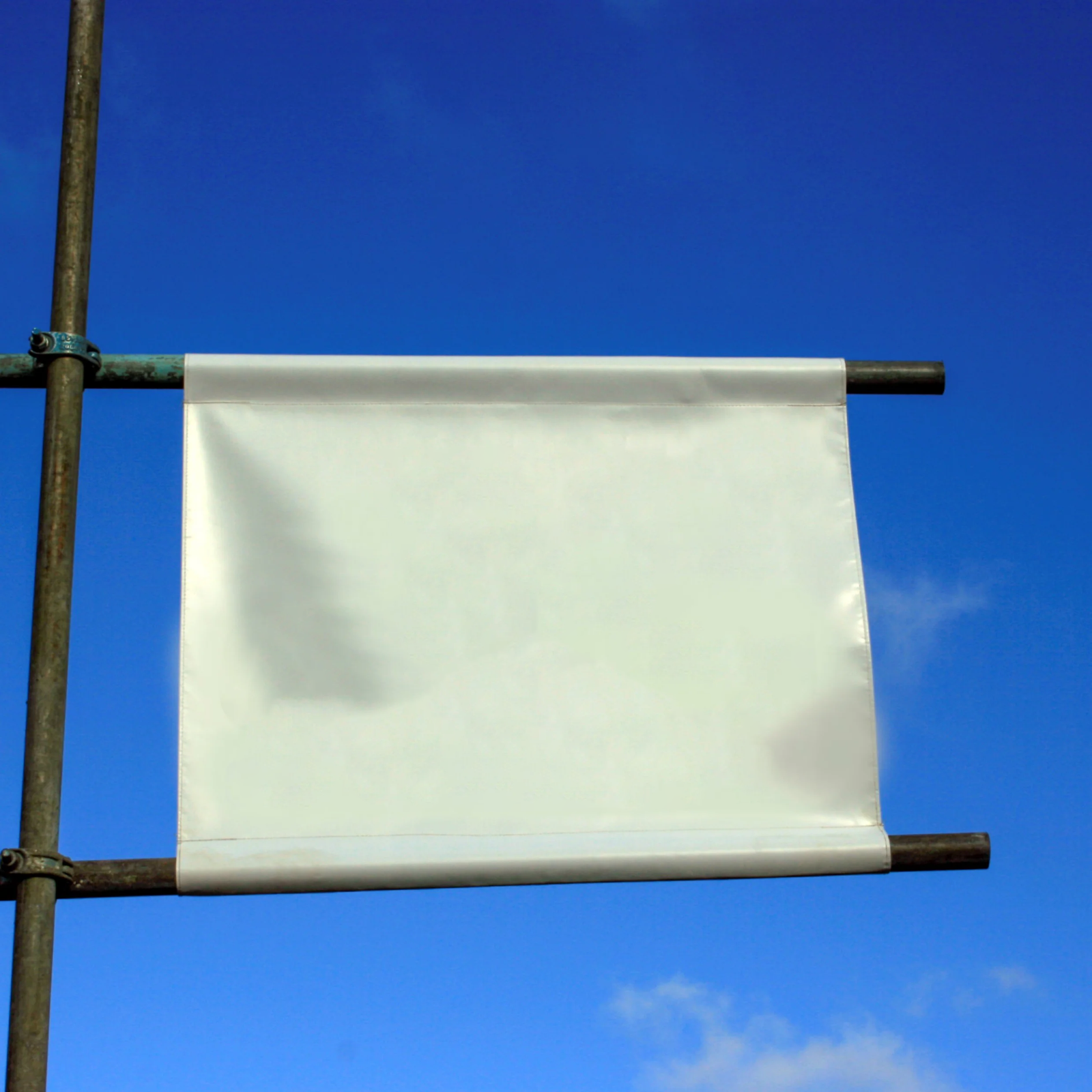 Printed Scaffold Banner One Side + Pole Pockets and Eyelets