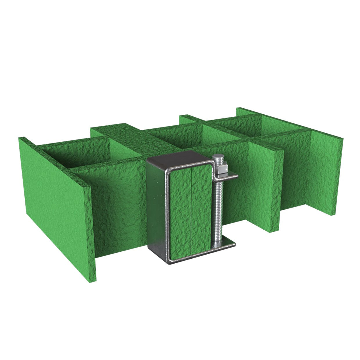 GRP Grating Fixings - Stainless Steel C Clip for Grating c/w Fixing Bo