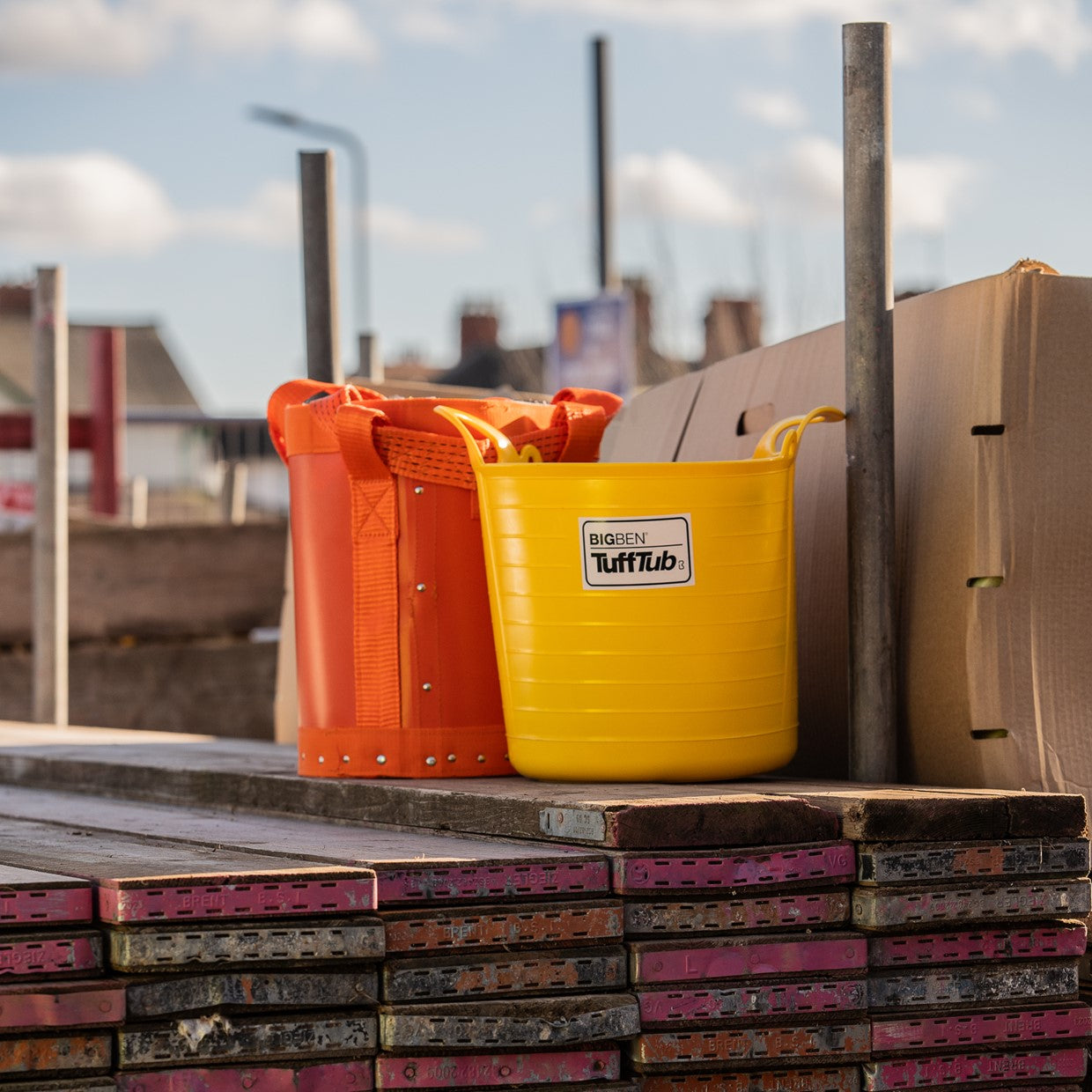 BIGBEN® TuffTub Heavy Duty Bucket - Yellow