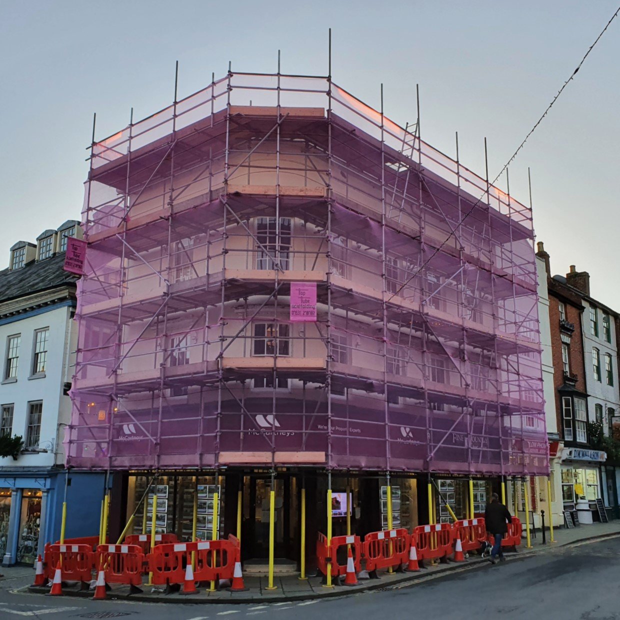 BIGBEN® Superclad® Heavy-Duty Debris Netting for Scaffolding and ...