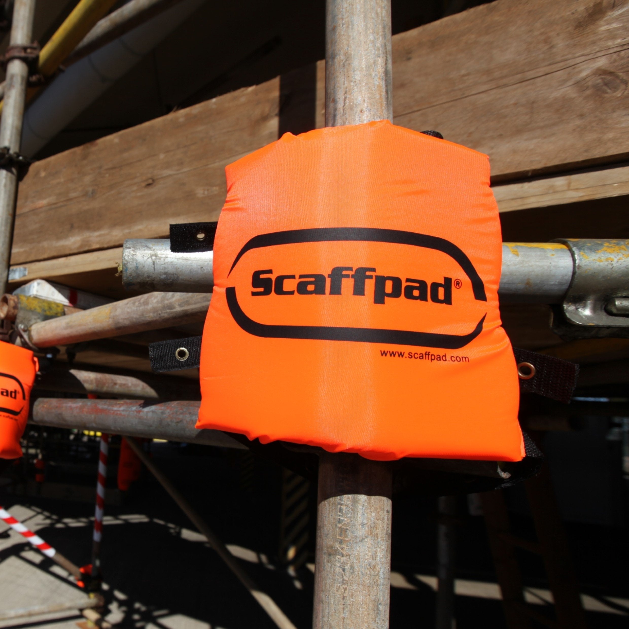Scaffpad, Safety Pad for Scaffolding - Hi-Vis Orange
