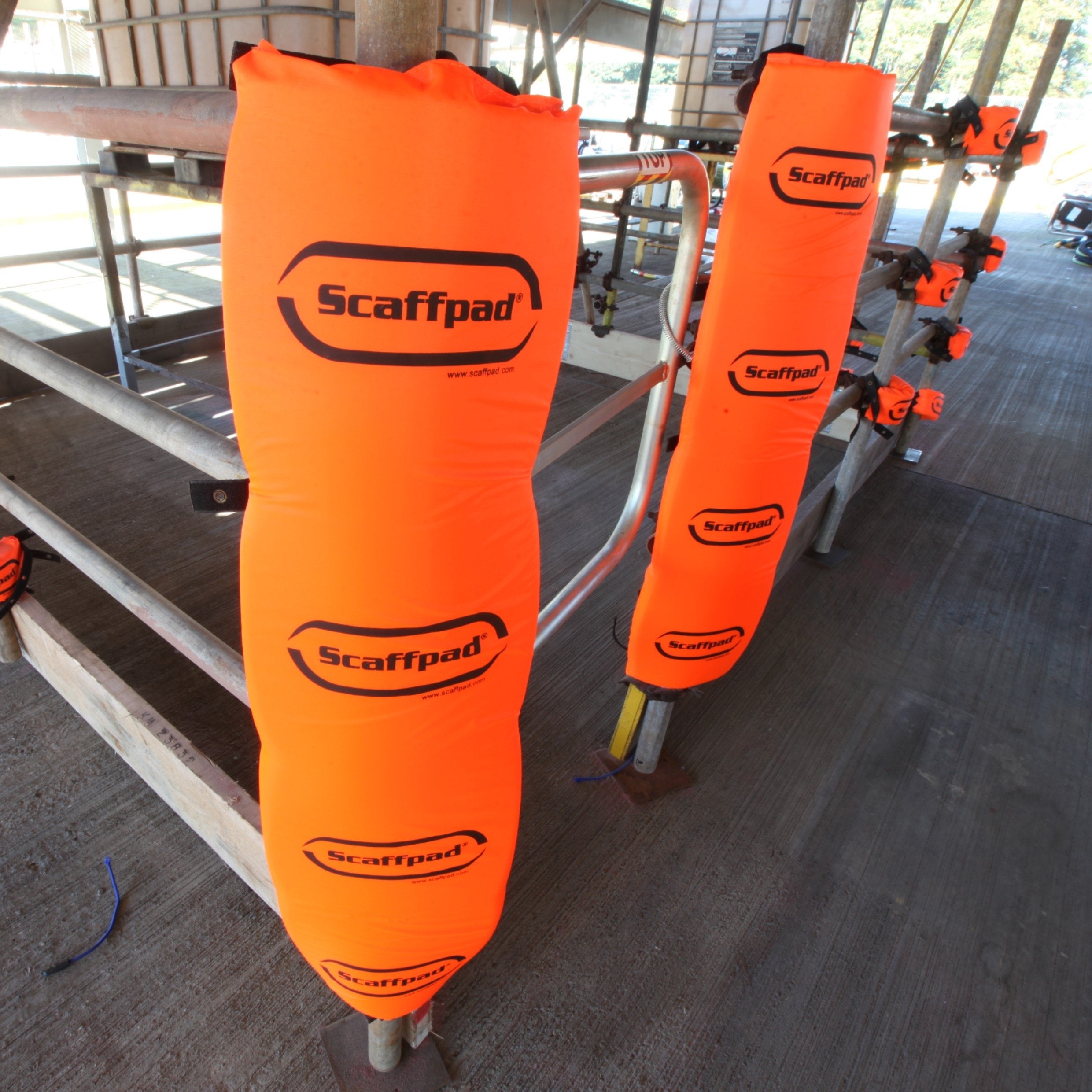 Scaffpad, Safety Pad for Scaffolding - Hi-Vis Orange