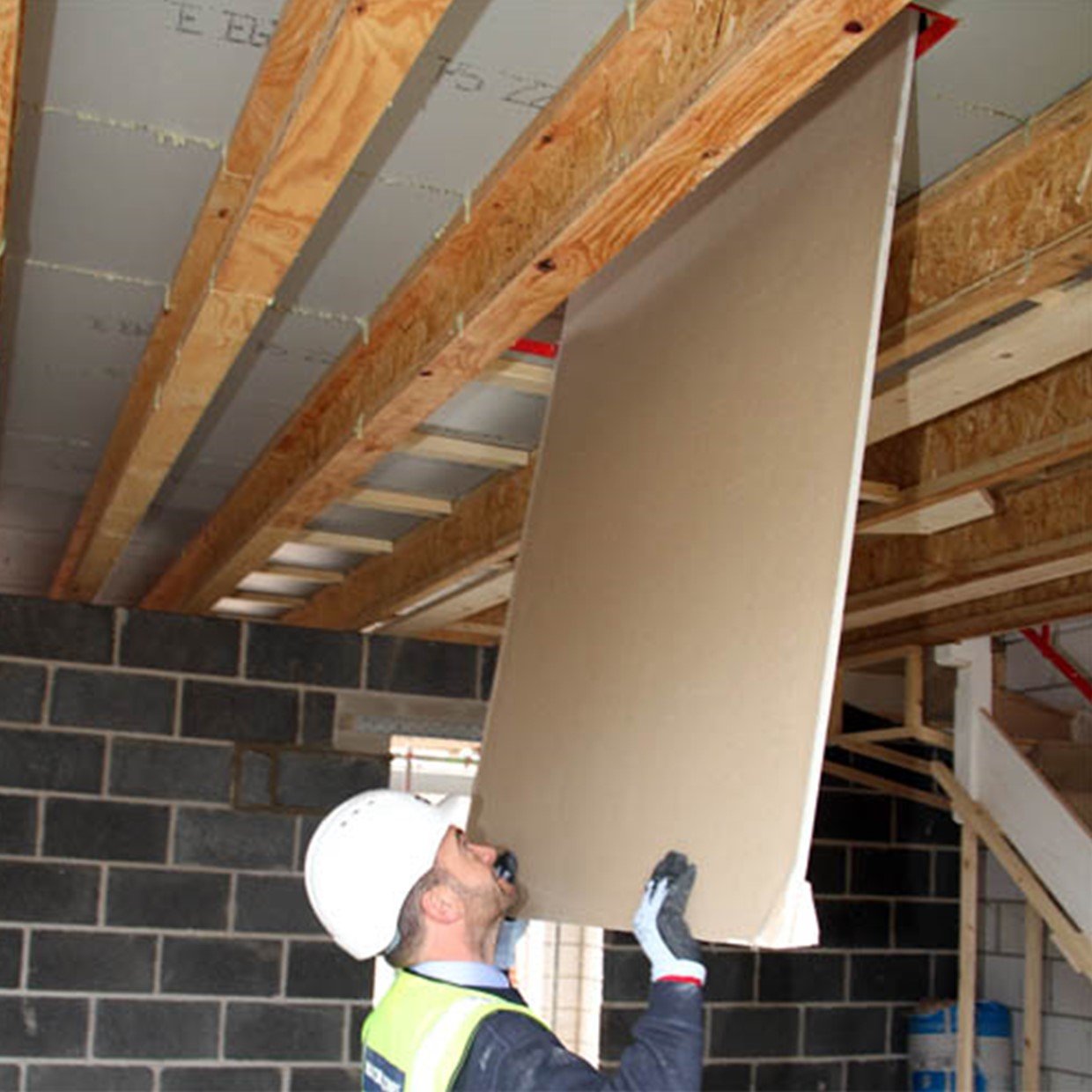 Plasterboard Letterbox Safety Hatch for Builder's & Construction Sites