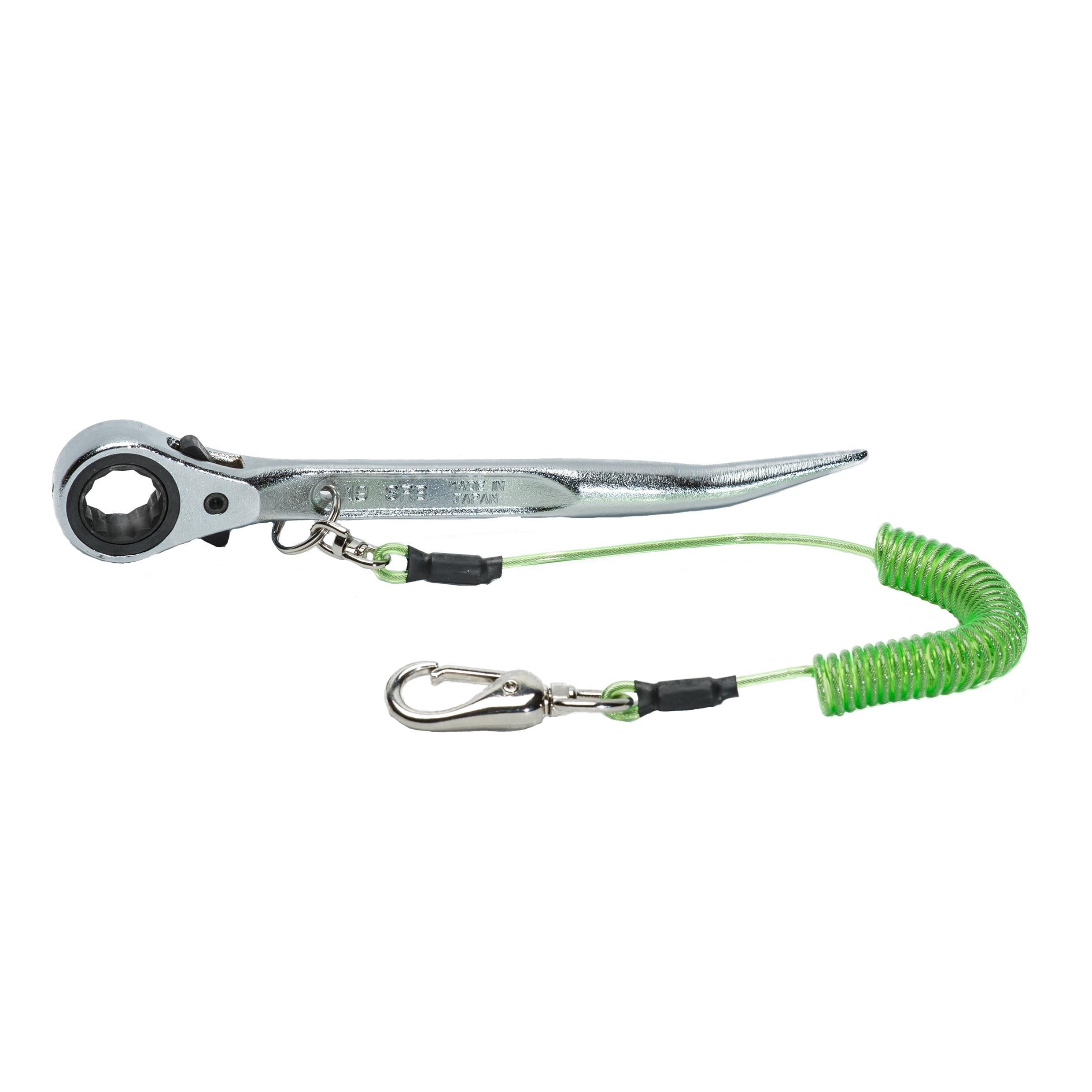 19/21mm Steel Flush Short Podger Ratchet - includes Green Deluxe Tool ...