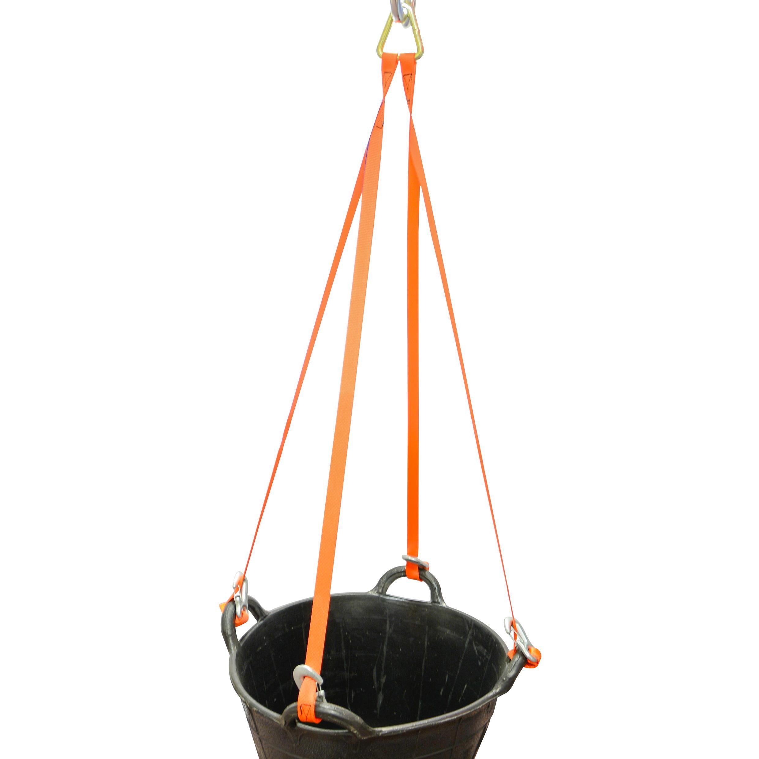 4 Way Lifting Sling for Hoist Bucket - 1m Leg