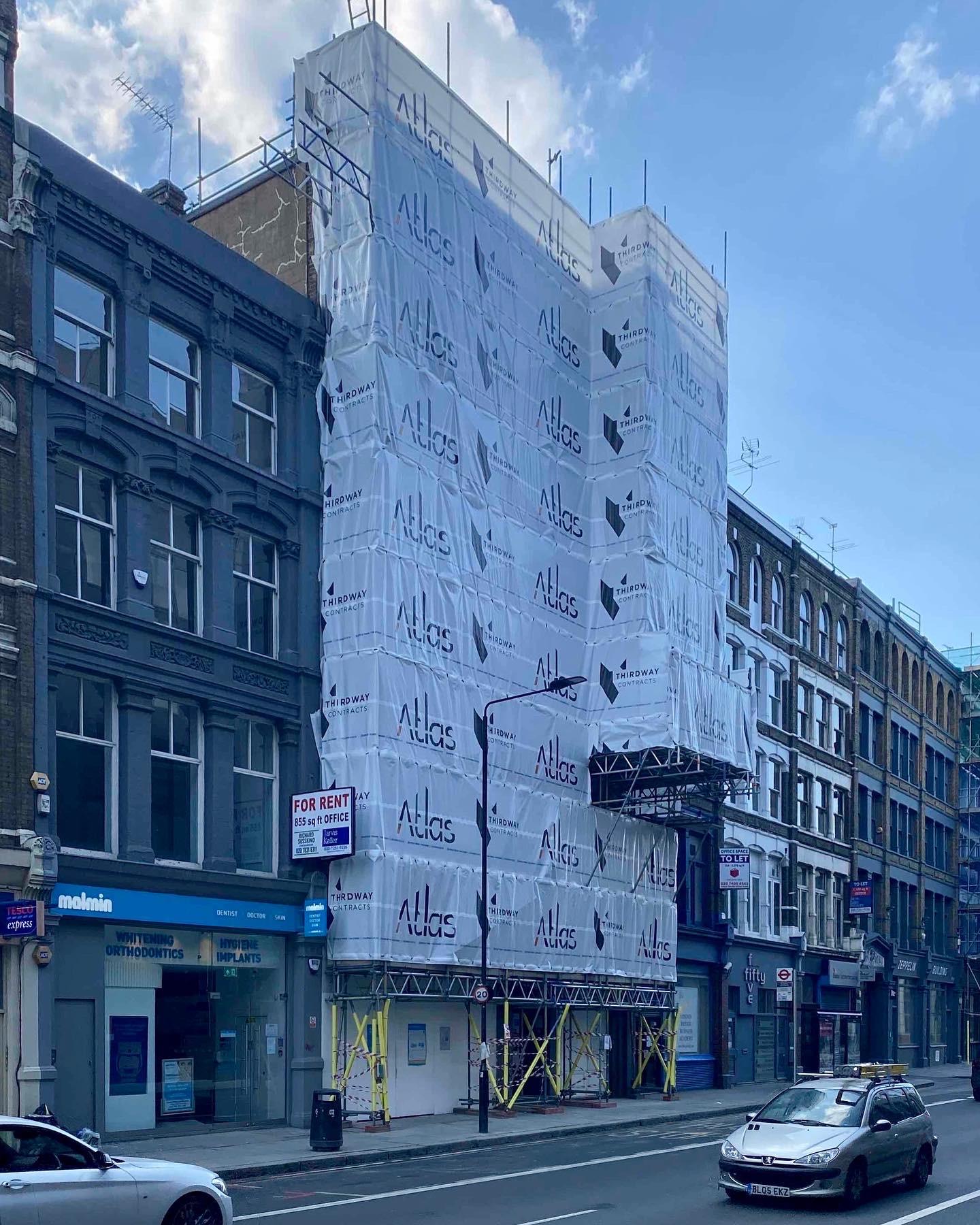 Custom Printed Scaffold Sheeting