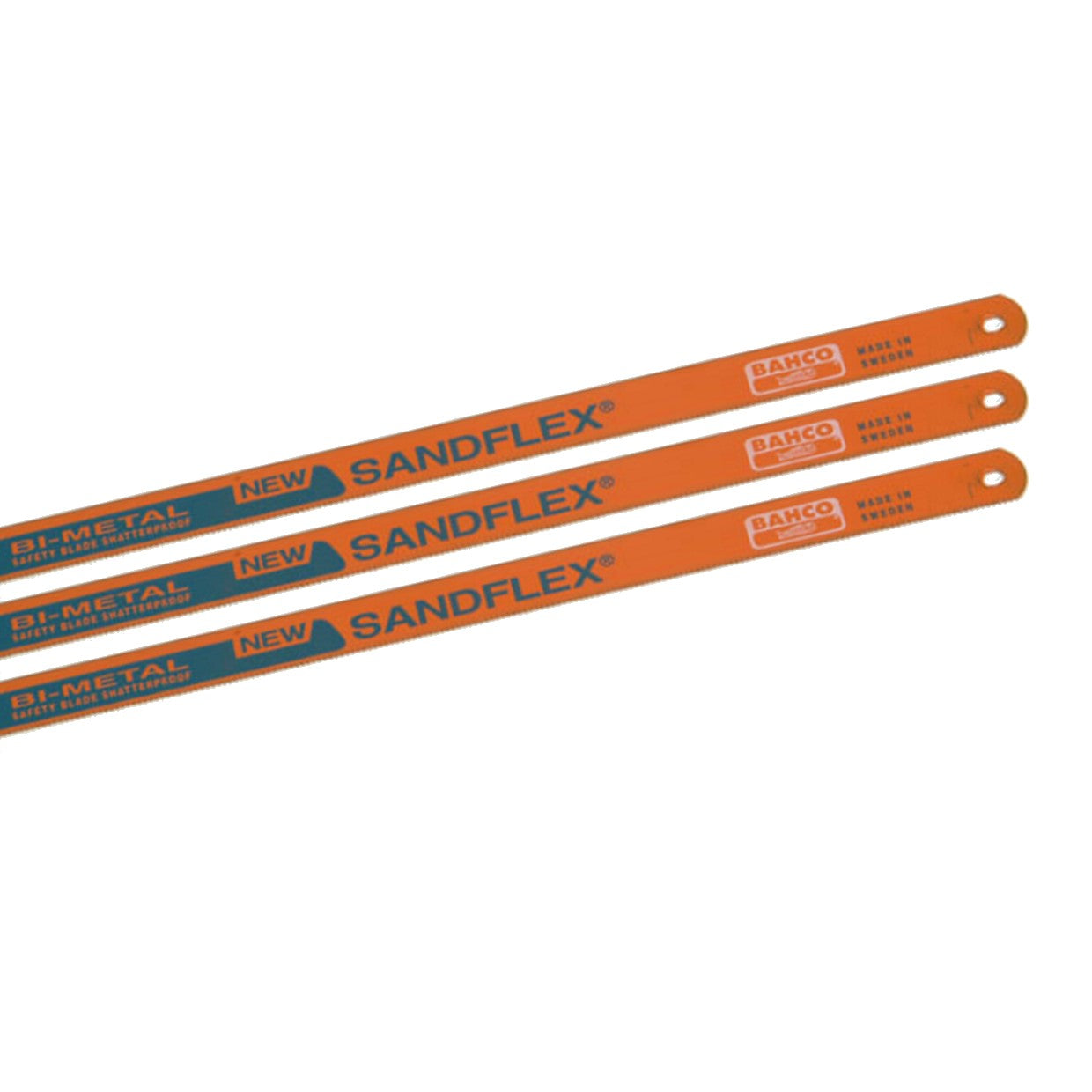 12” Hacksaw Blades (Pack of 10) - Bahco 3906 Sandflex® Bi-Metal 24TPI ...