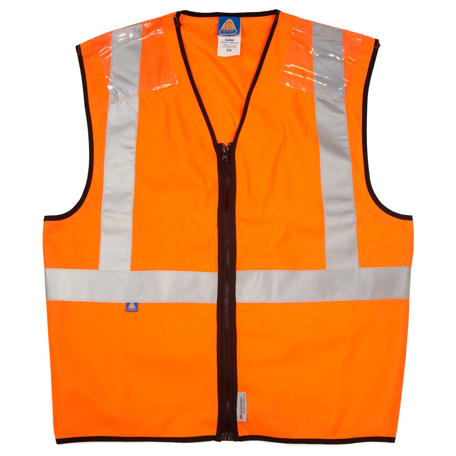 Hi-Vis Railtrack Waistcoat Class 2 c/with Viblon Shoulder Protection