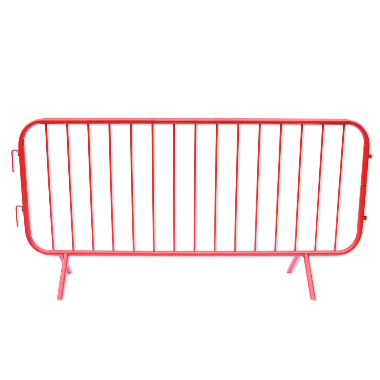 Heavy Duty Pedestrian Barrier - Powder Coated Red