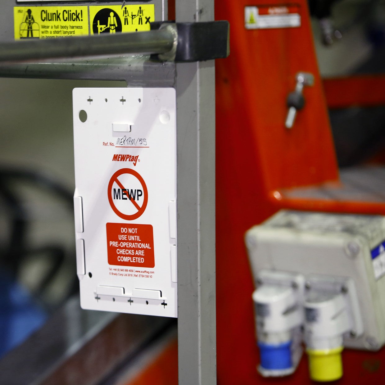 MEWP Tag - Holders only (Pack of 10, 1 pen)