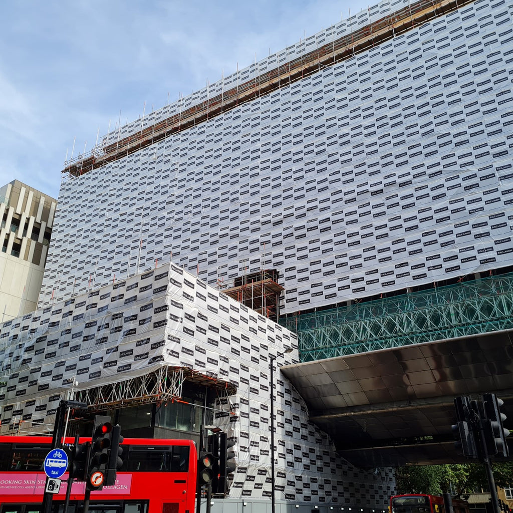Custom Printed Scaffold Sheeting