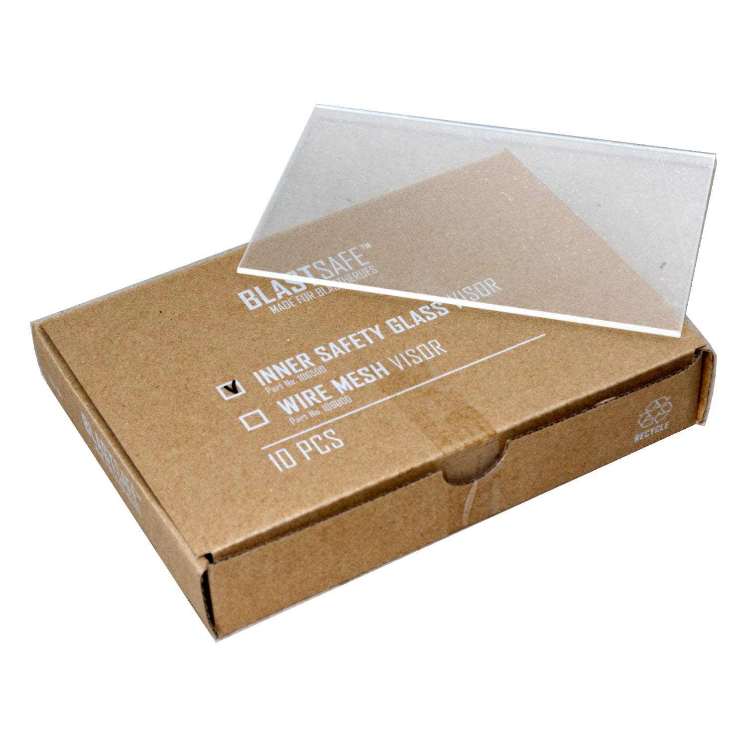 BlastSafe Inner Safety Glass Replacements - Box 10pcs