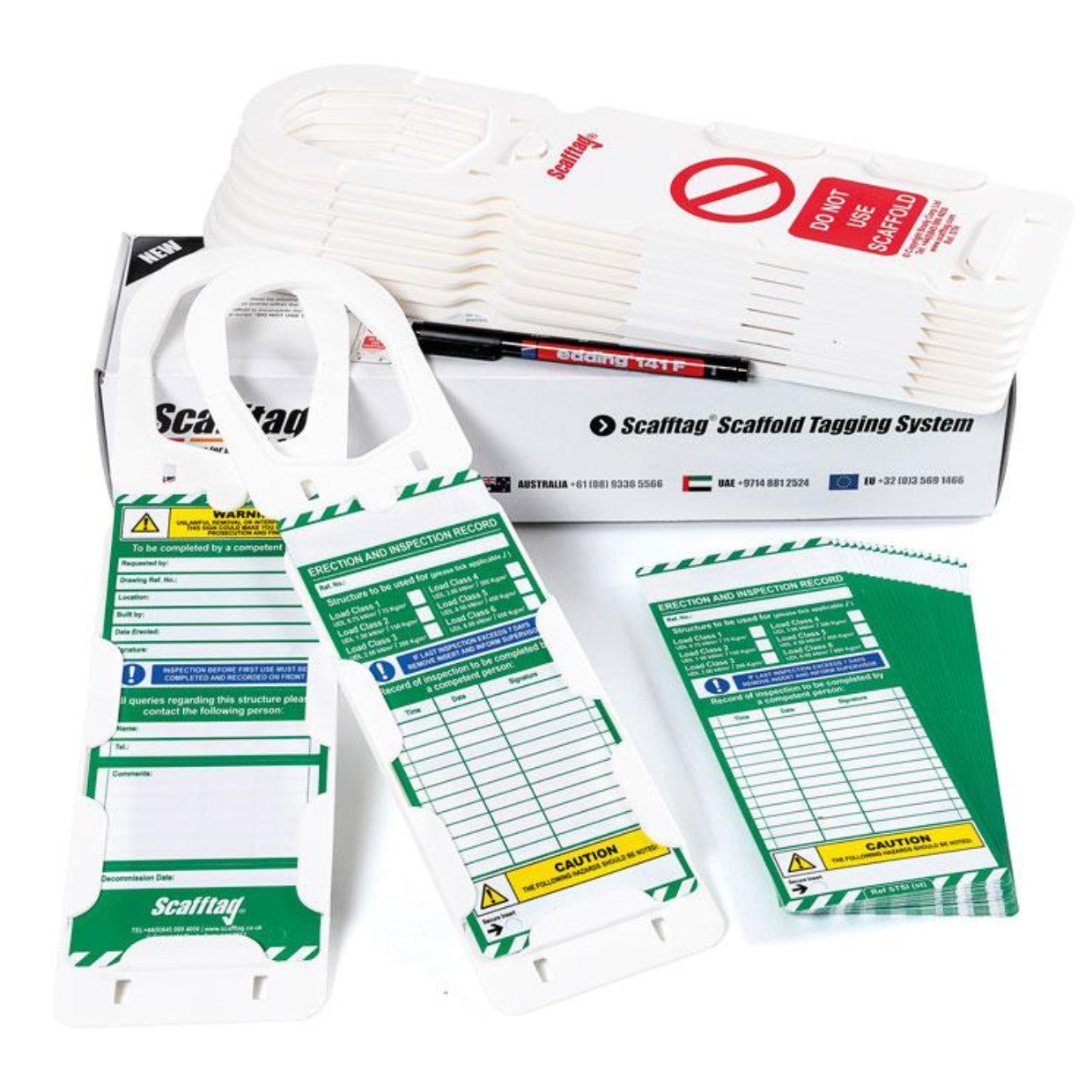 ScaffTag - 10 Holders, 20 Inserts