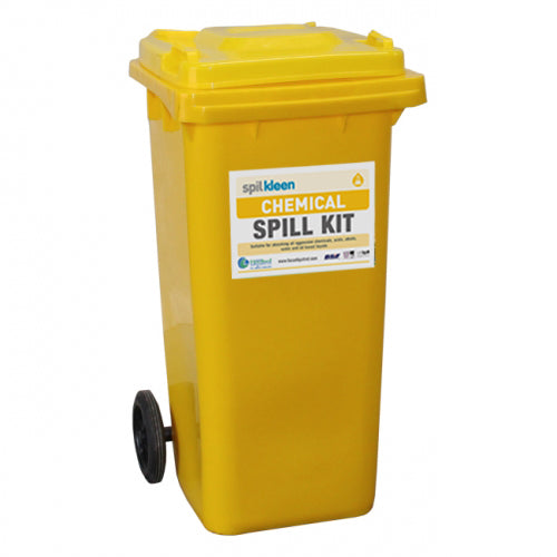 Chemical Spill Bin Kit - 120 Ltr Emergency Response Spill Kit