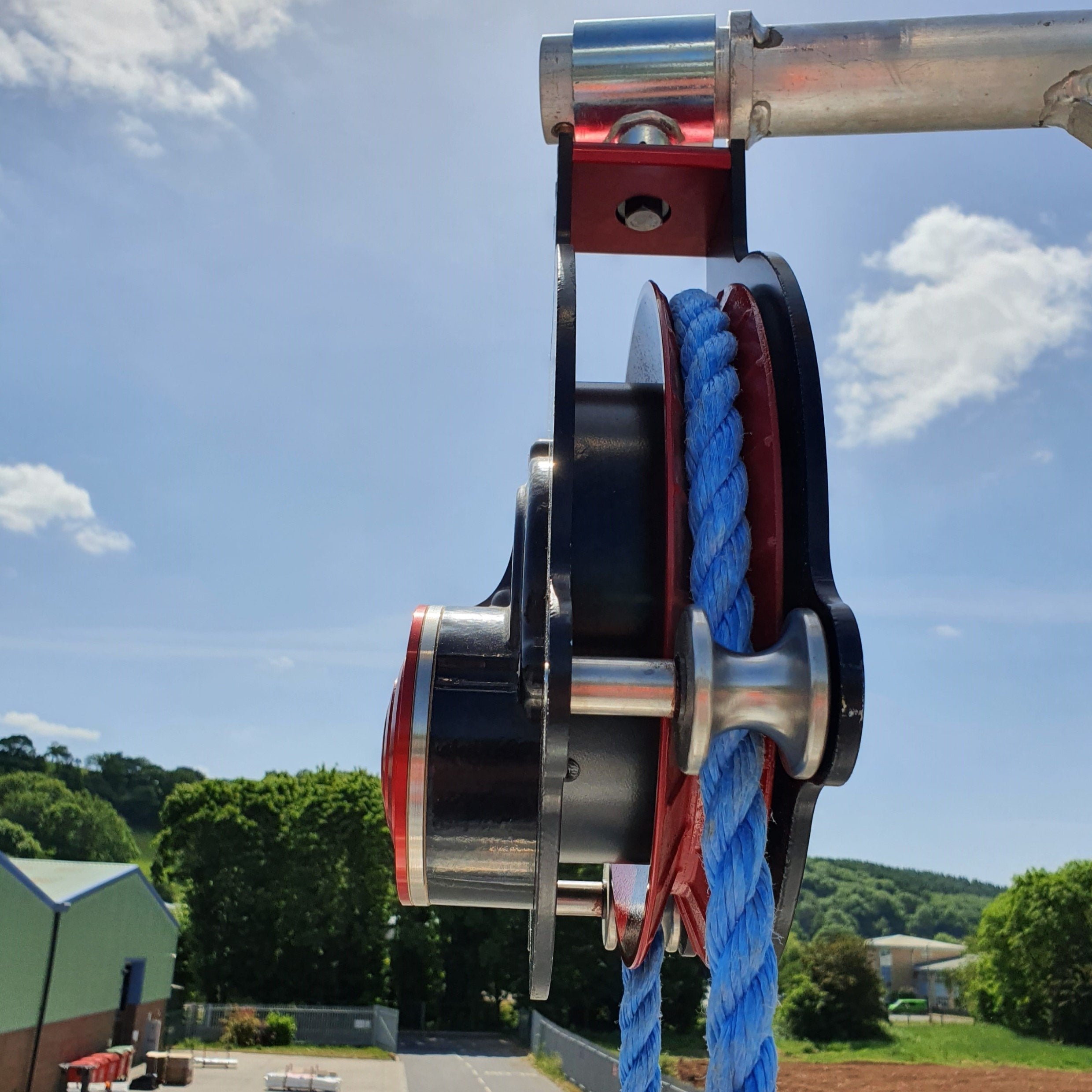 BIGBEN® Controlled Safety Pulley with Large Wheel SWL 50Kg with Offset ...