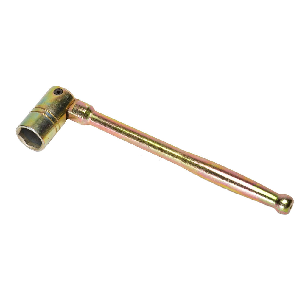 Contractors Zinc Plated Scaffolding Spanner, 7/16" Bi-Hex Box with Long ...