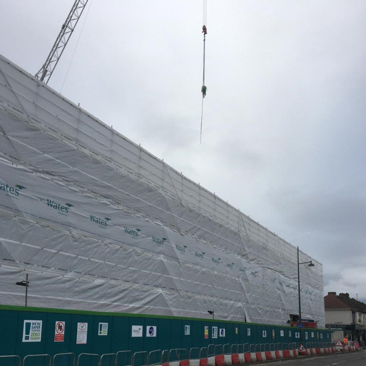 Custom Printed Scaffold Sheeting