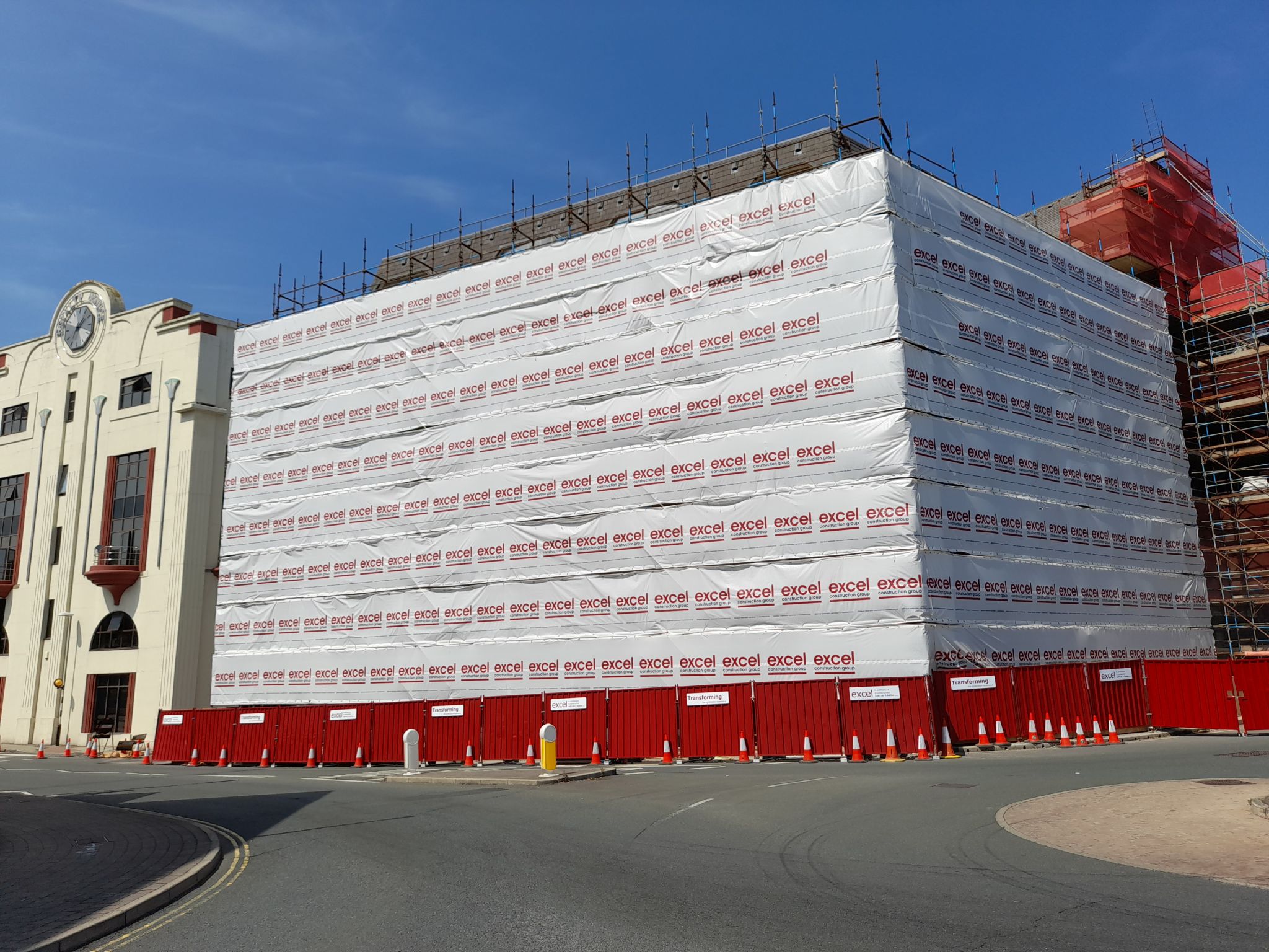 Custom Printed Scaffold Sheeting