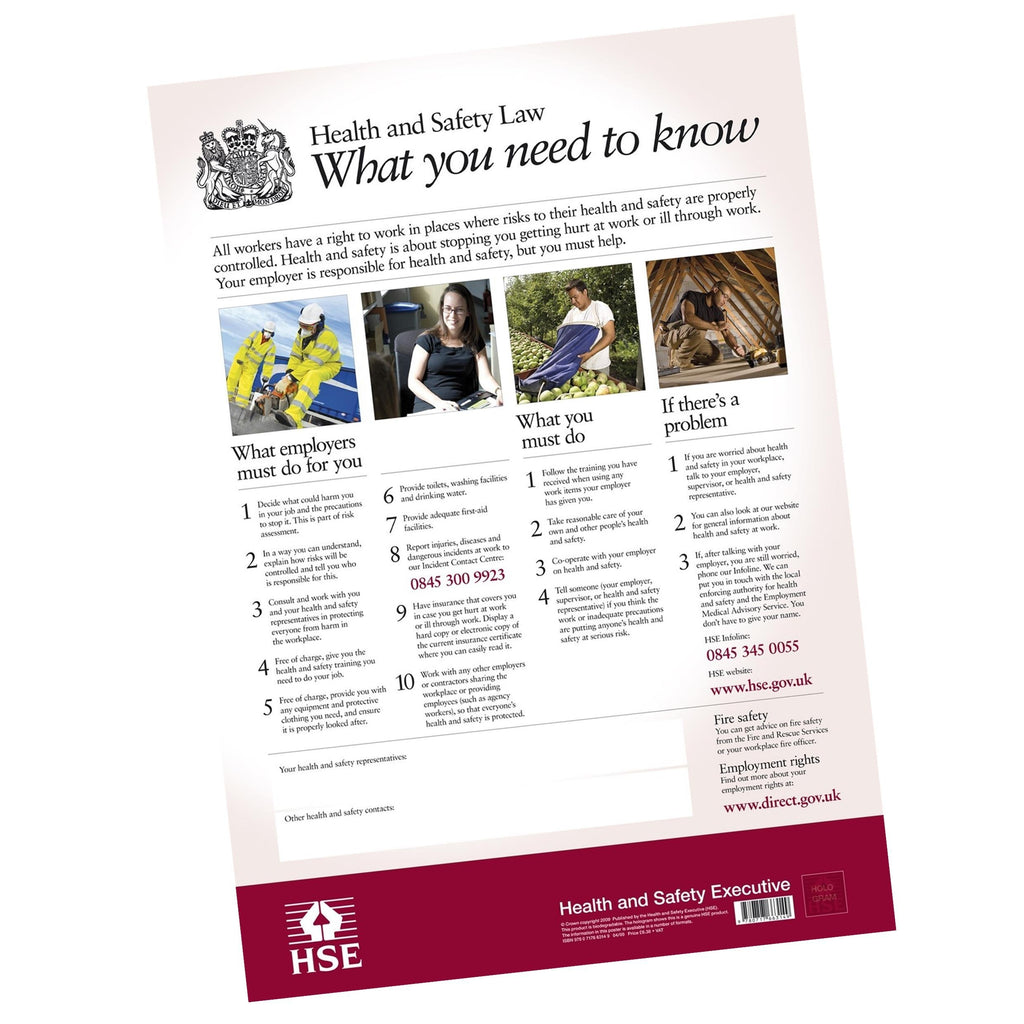 Health & Safety Poster | Safety Posters | Buy Now