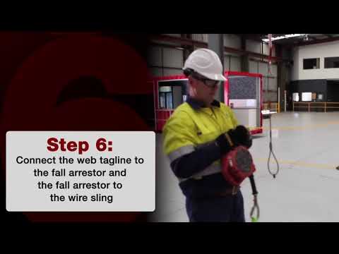 Gridmesh Anchor Personal Fall Arrest Kit -with Sling for Materials ...