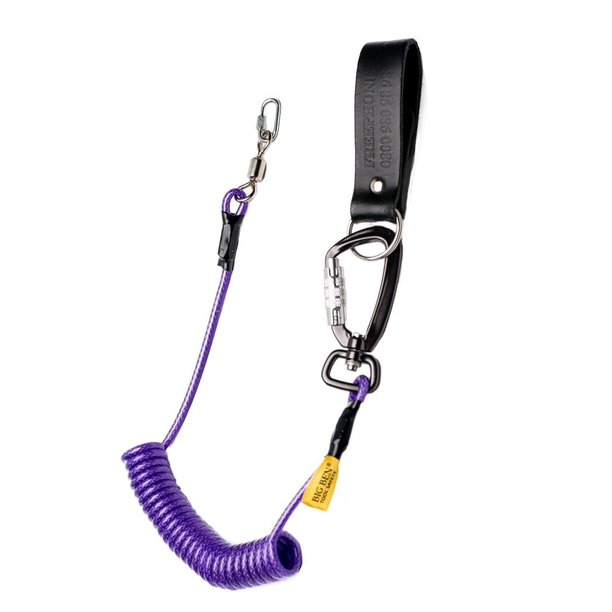 Leather Belt Loop with attachment point for Safety Ropes and Tethers