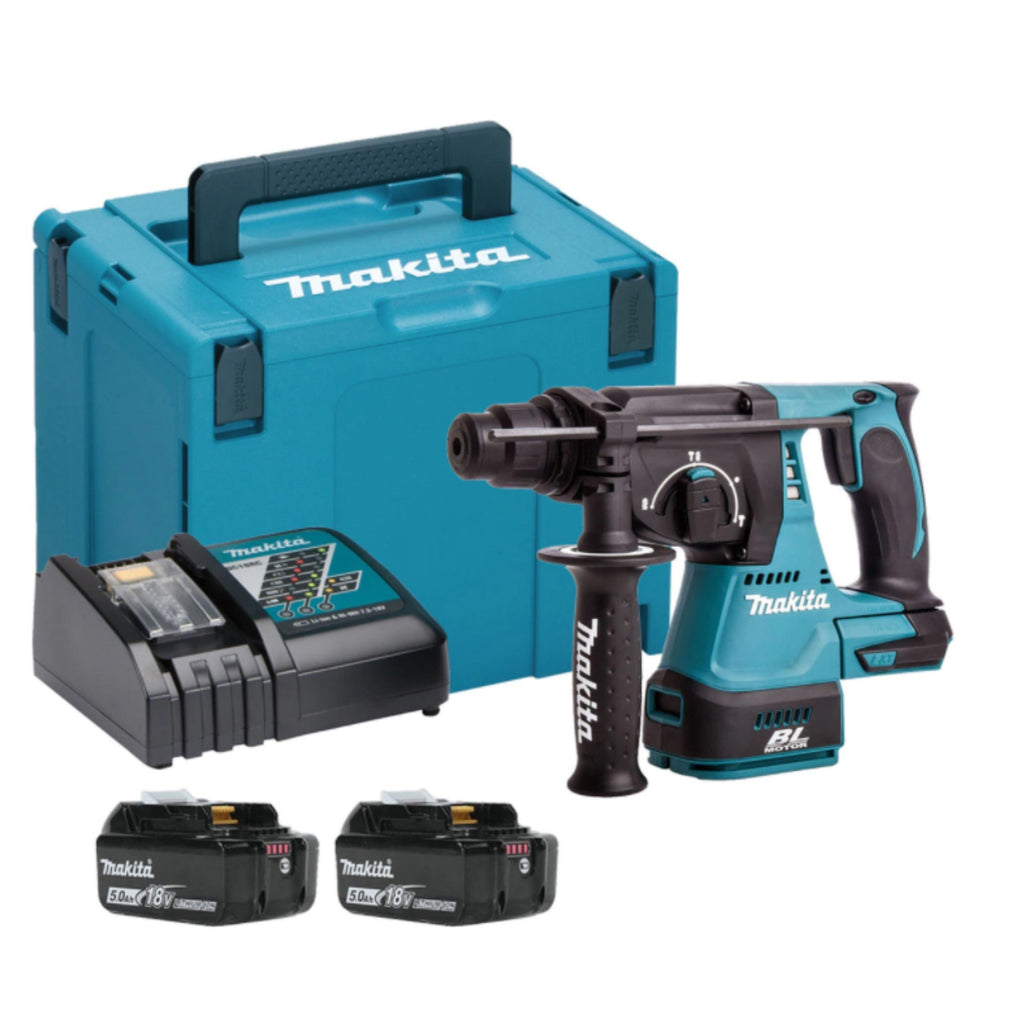 Makita DHR242 Brushless 18v SDS+ Hammer Drill Kit with Batteries, Fast ...
