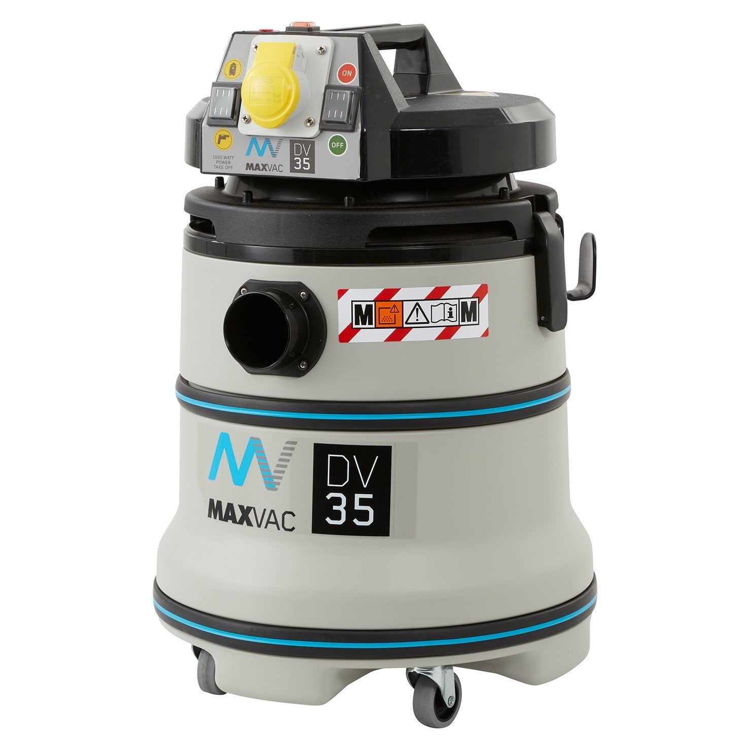 Maxvac DV35 M Class 35Ltr Certificated Wet/Dry Vacuum PTO-Semi Auto ...