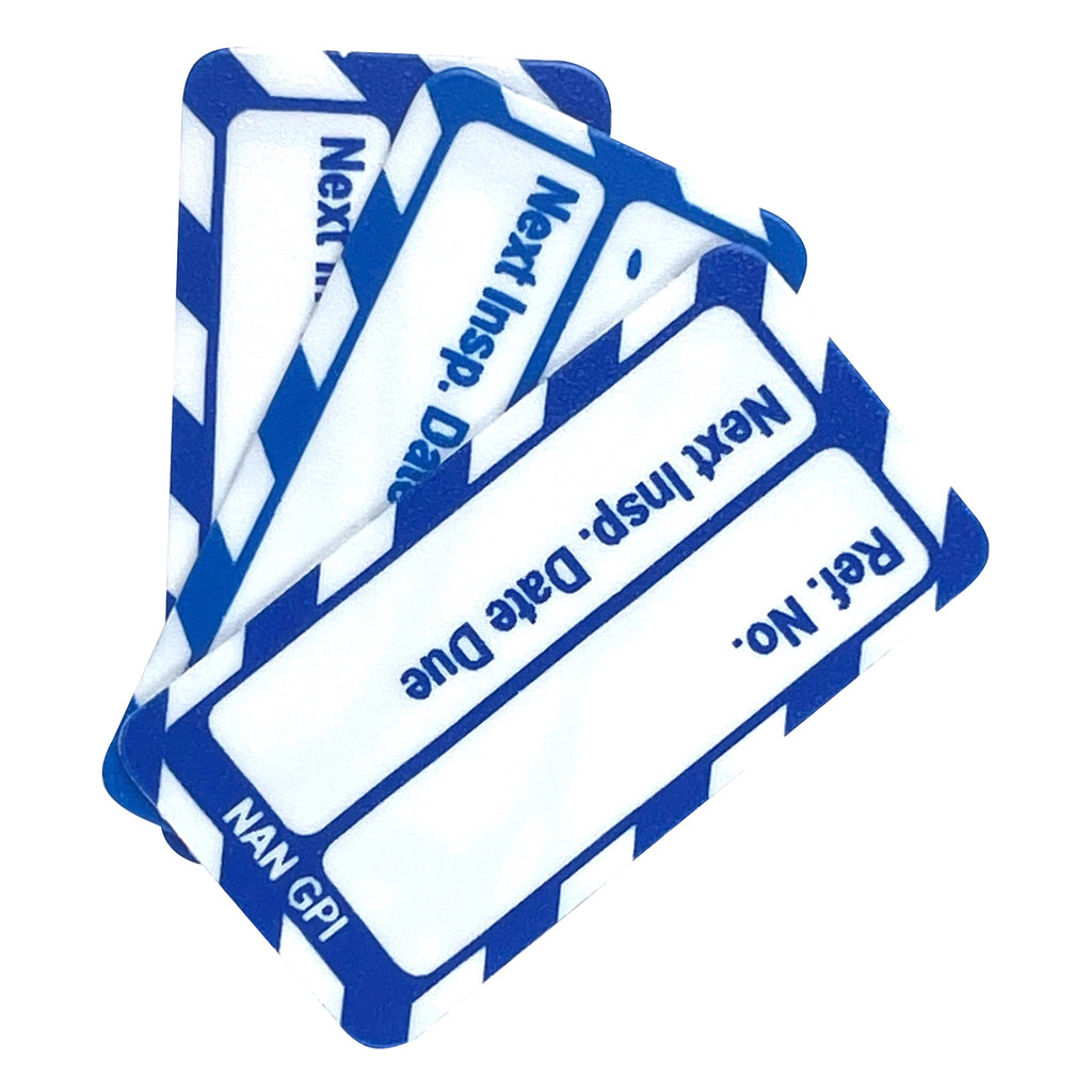 NanoTag Next Inspection Insert - Blue - 10 Pack