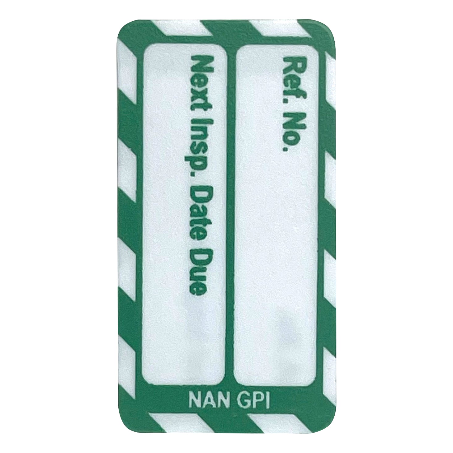 NanoTag Next Inspection Insert - Green - 10 Pack