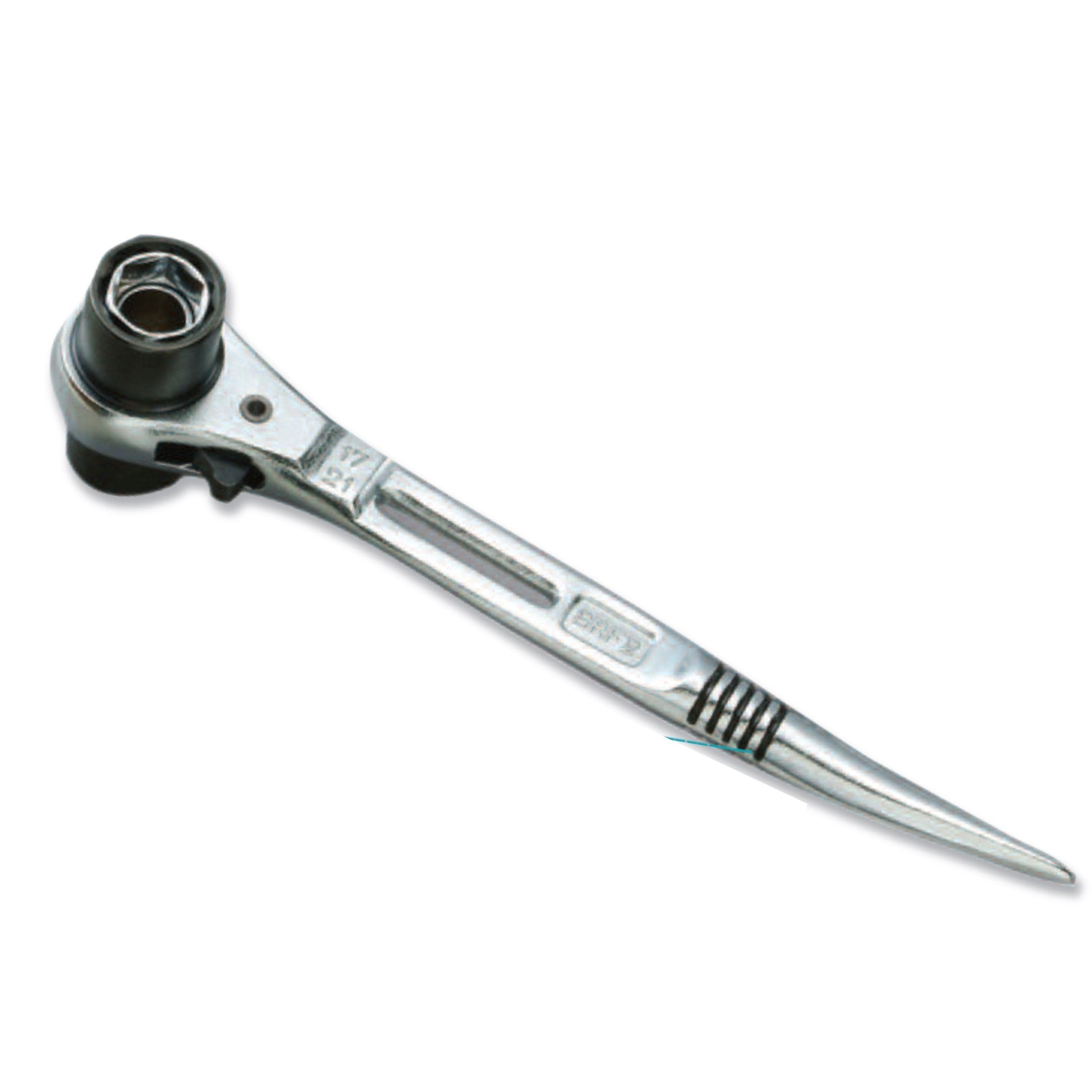 Quadruplex Ratchet Wrench with Podger Handle - 14/19/21/24mm