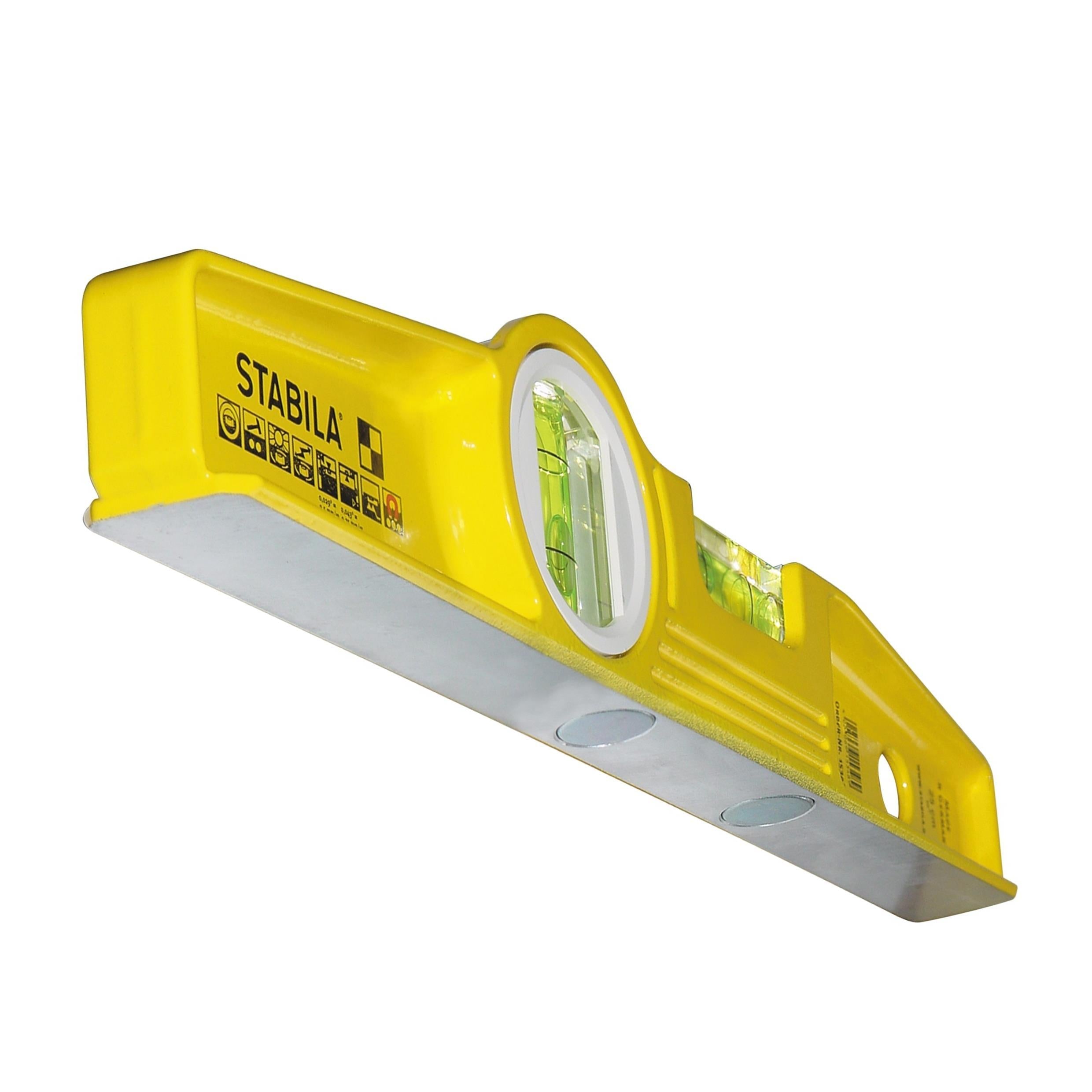 Stabila Rare Earth Magnetic Boat Level with Stabila Level Holder