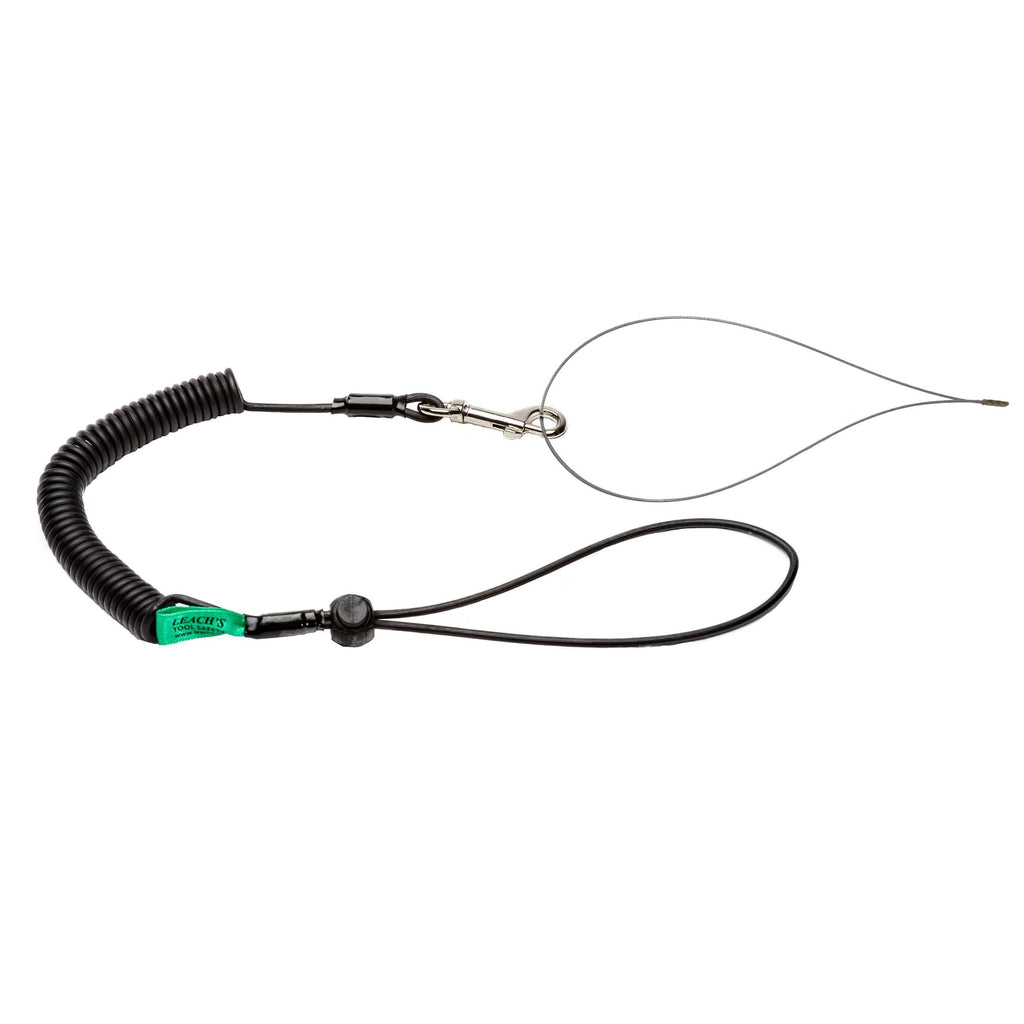 Tool Safety Rope with Wire Rope Belt or Wrist Option