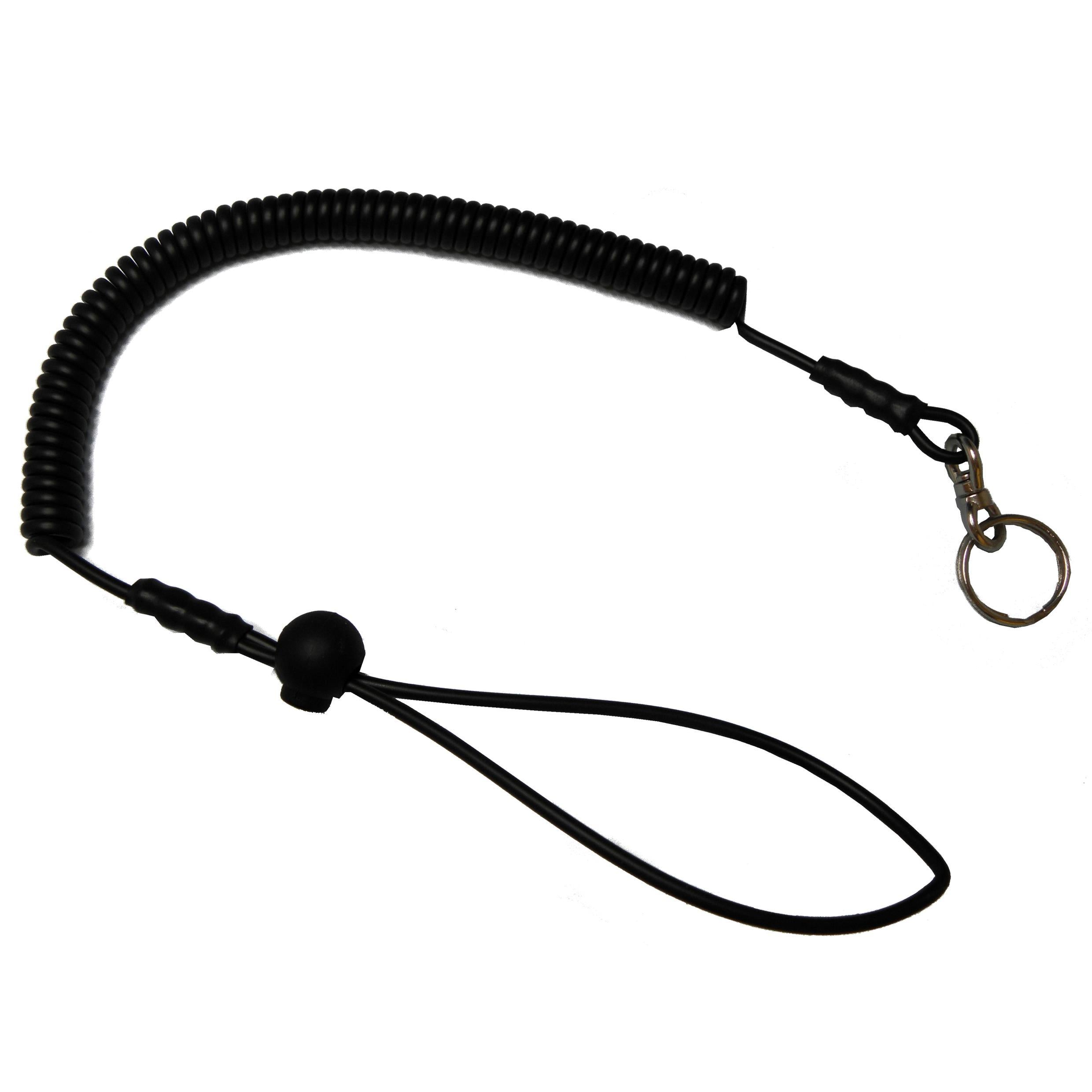 Tool Safety Rope with Belt & Wrist Option (Black) comes with Split Ring