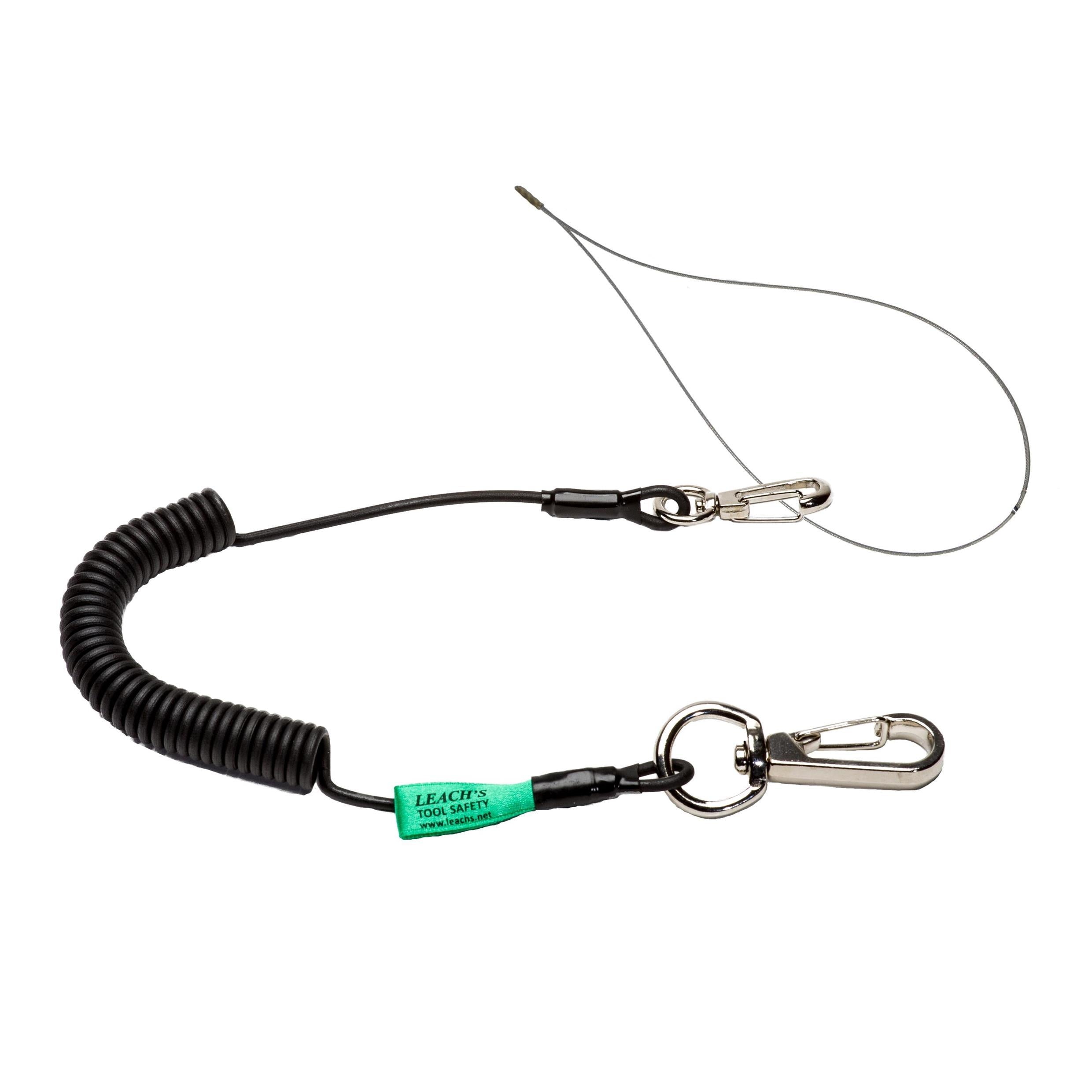 Tool Safety Rope with Swivel Hooks and Wire Rope