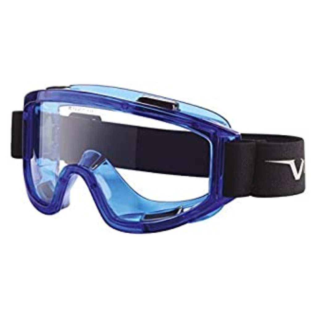 Univet Tiger Blue Workshop Safety Goggles, Anti-Scratch & Fog Resistant ...