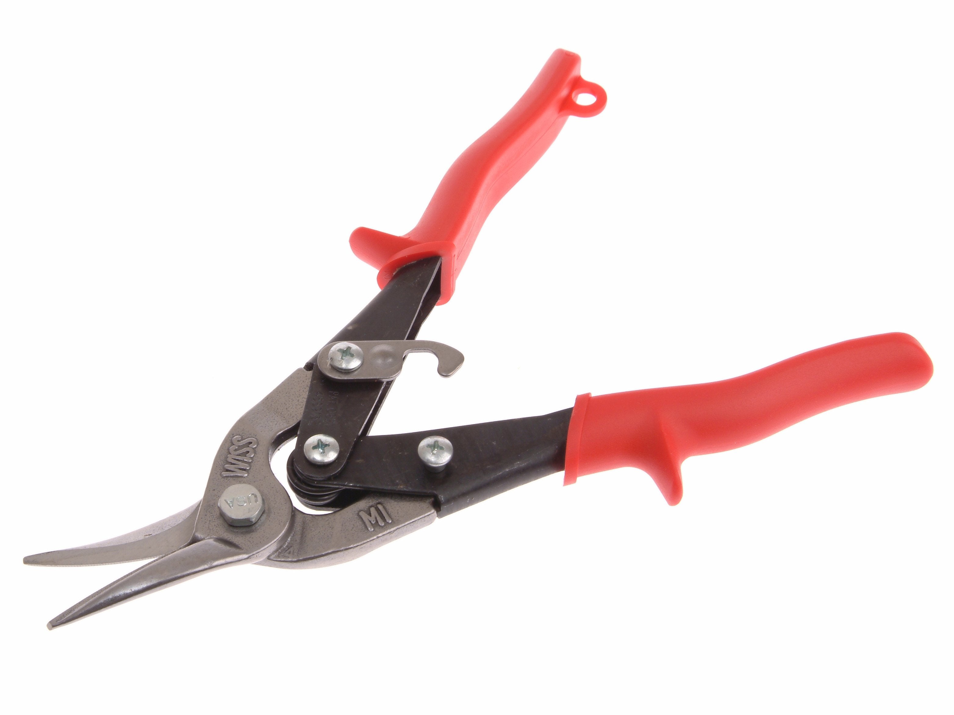 Wiss Metalmaster M-1R Compound Action Cutting Snips – Left-Handed - Red